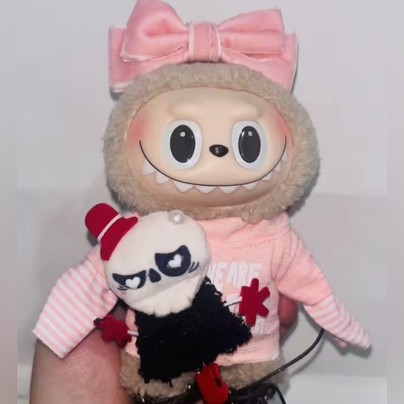 Toys | Cute Labubu Outfit With Pink Bow Doll Not Included | Poshmark
